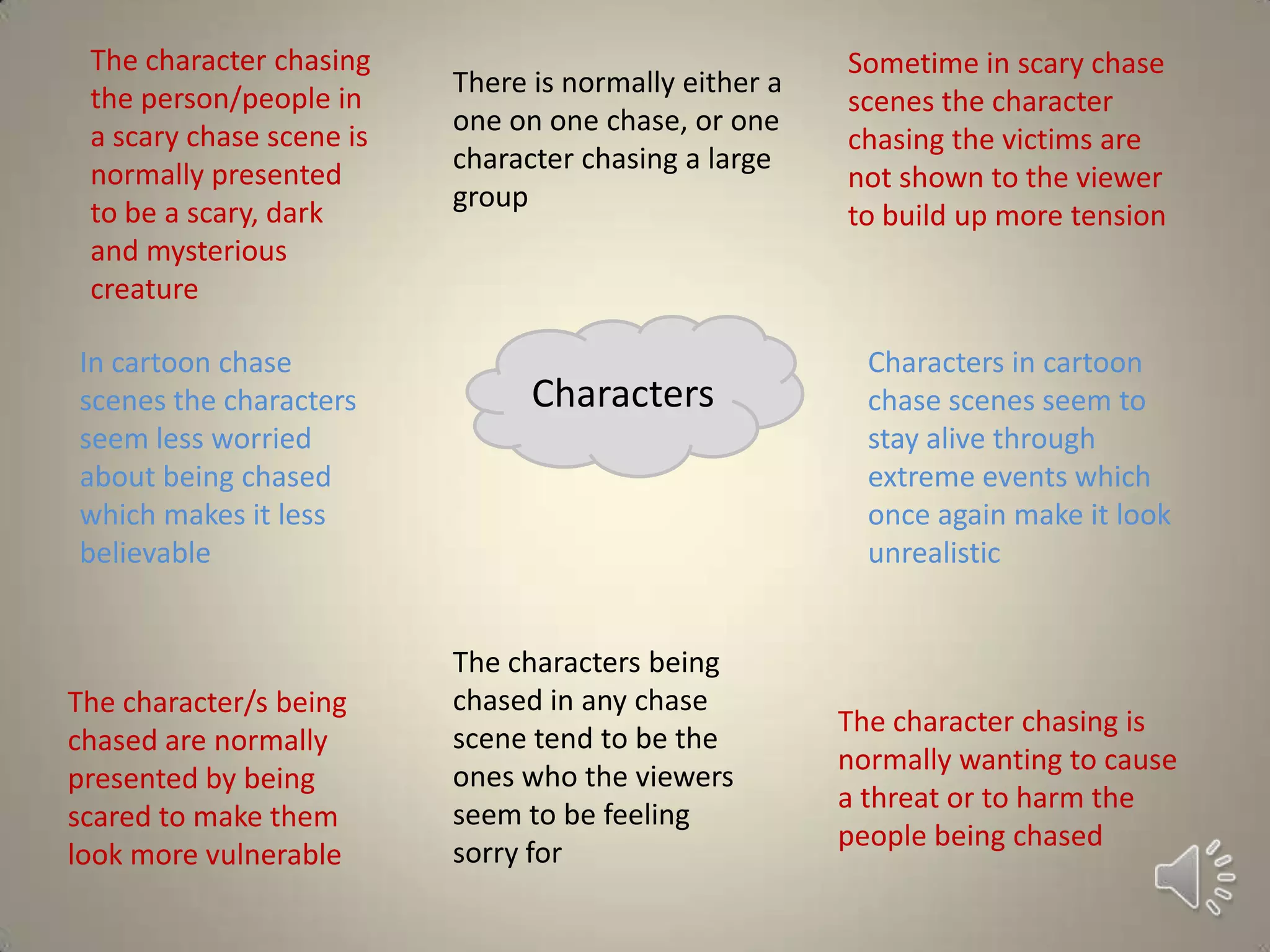 Conventions of chase scenes | PPTX