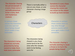 Conventions of chase scenes | PPTX