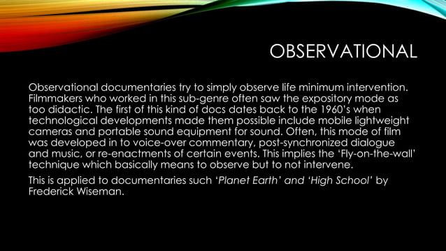 Codes and Conventions of Factual Programming | PPTX