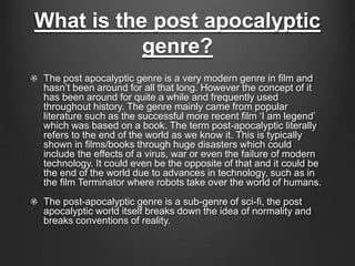 Conventions of genre | PPTX