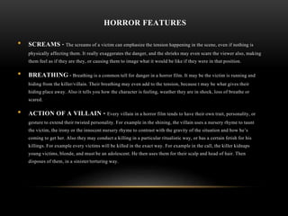 Conventions of horror | PPT