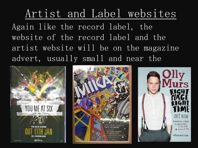 Conventions of magazine adverts | PPTX | Music | Entertainment