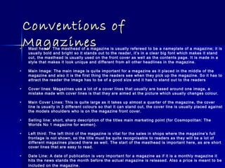 Media Magazine - School Based Magazine Research | PPT