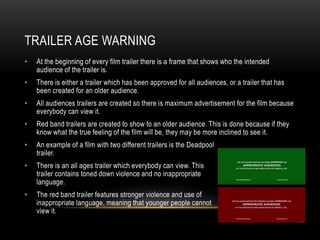 Conventions of movie trailers | PPTX