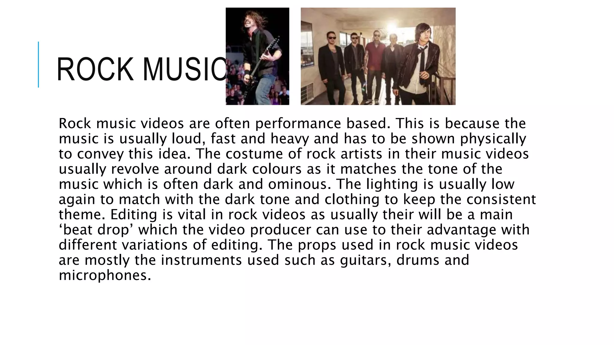 Conventions of music genre’s | PPTX