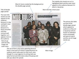 Research: Conventions of music magazine | PPTX