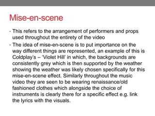 Conventions of Music Videos | PPTX