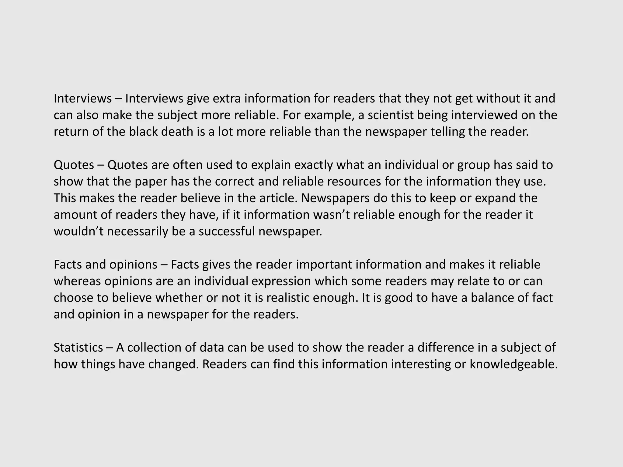 Conventions of newspaper articles and website articles | PPTX