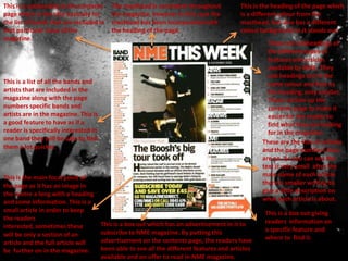 Conventions of nme magazine | PPTX