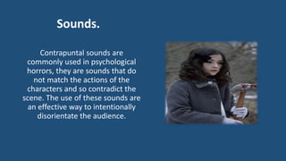 Conventions of Psychological horror. | PPTX