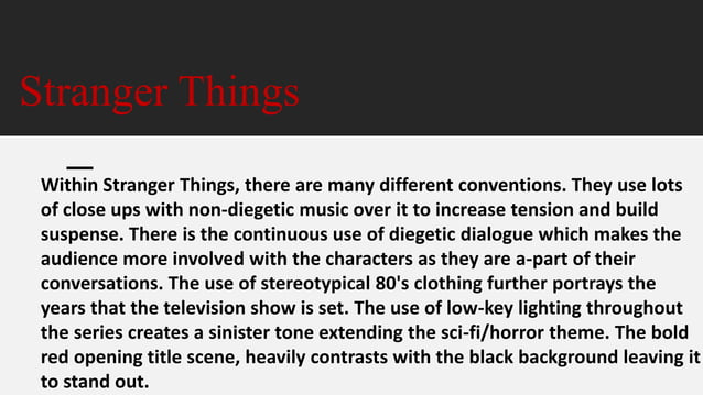 Sci-Fi tv series conventions research and analysis | PPTX | Television | Entertainment