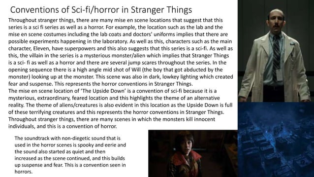 Conventions of Sci-fi and Horror Hybrid | PPT