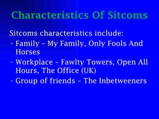 Conventions Of Sitcom | PPT