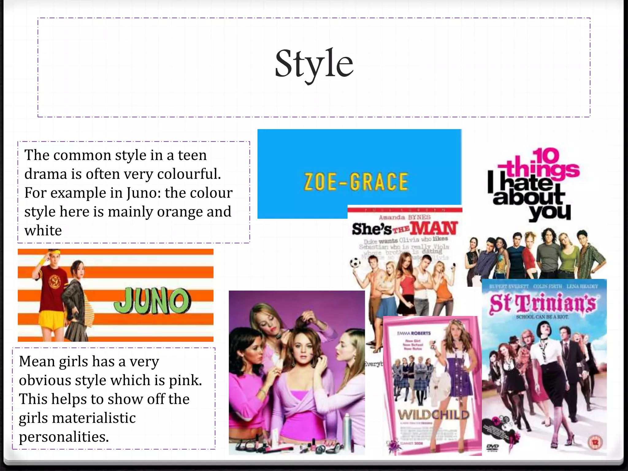 Conventions of Teen Drama’s | PPTX