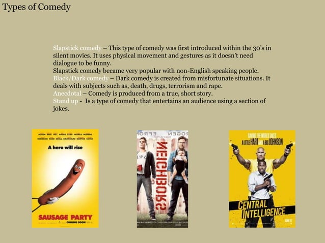 Conventions of the Comedy Genre | PPTX
