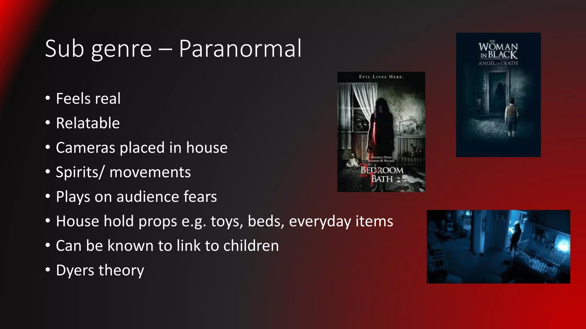 Conventions of the horror genre | PPTX