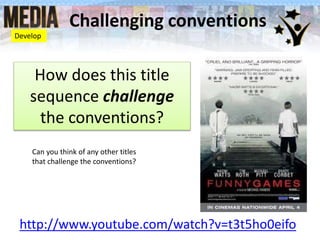 Conventions of title sequence | PPT