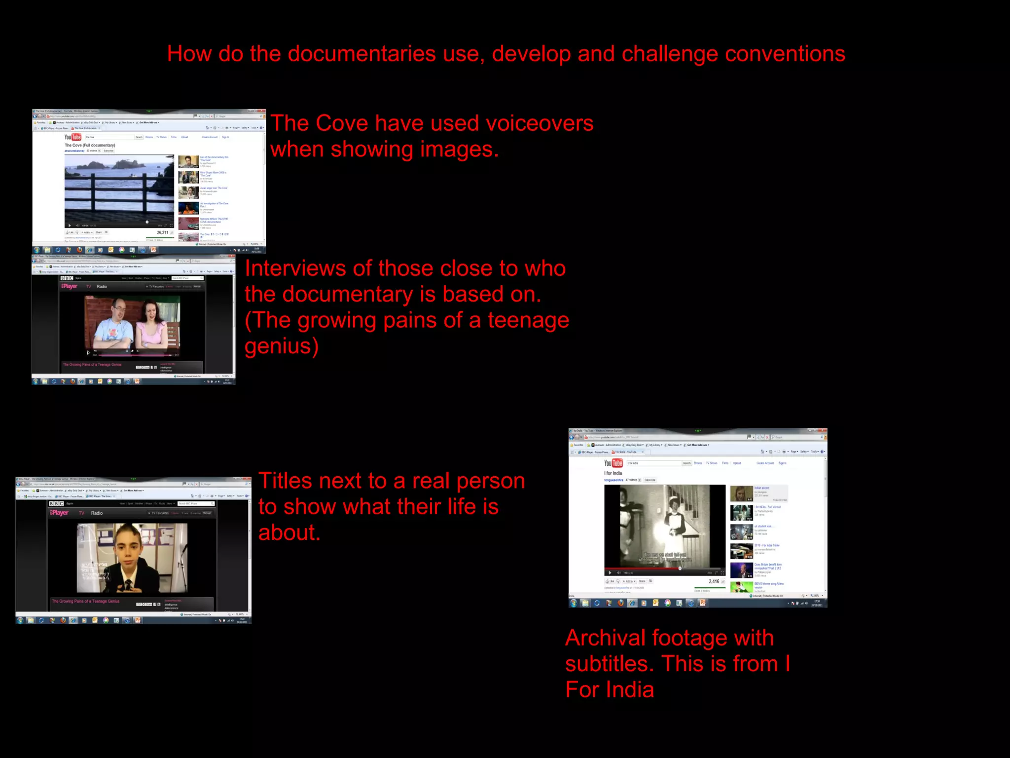 Conventions of tv_documentaries | PPT
