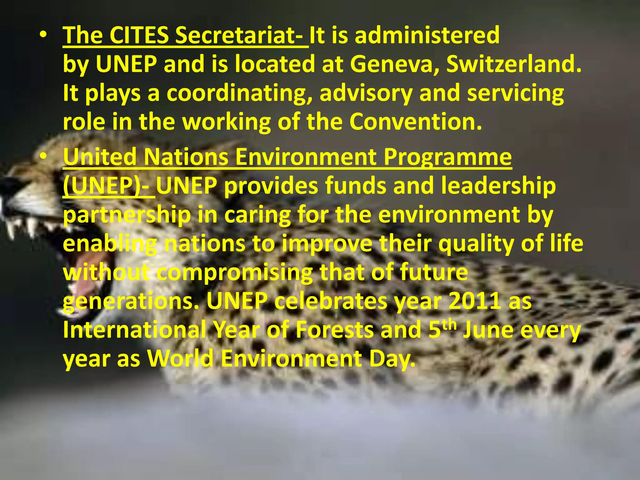 Conventions on biological diversity | PPTX