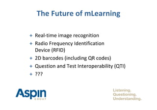 QR Codes and the Future of Next Generation mLearning | PPT