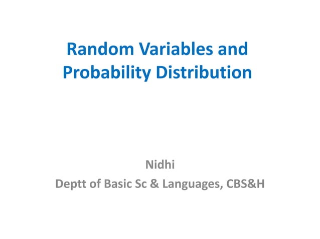 Statistical convergence.pptx | Physics | Science