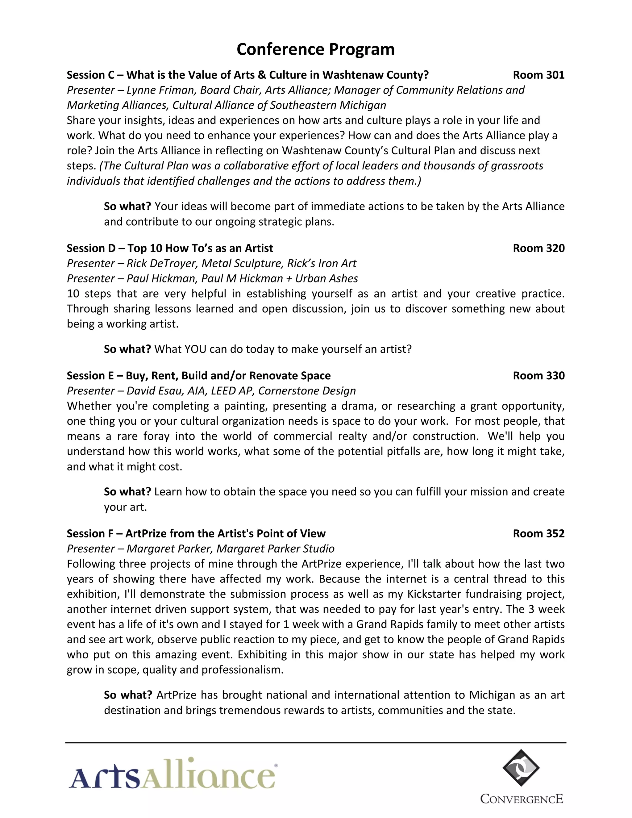 *SAMPLE* Conference Program | PDF