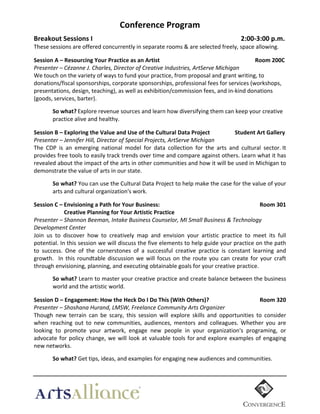 *SAMPLE* Conference Program | PDF