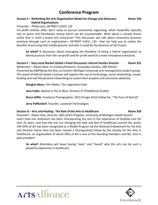 *SAMPLE* Conference Program | PDF