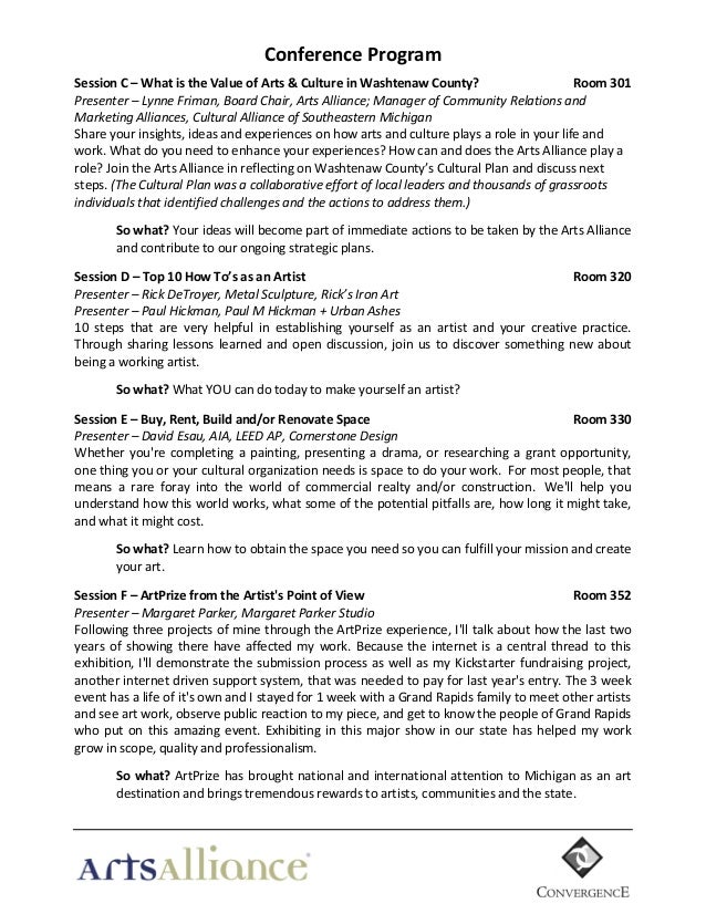 *SAMPLE* Conference Program