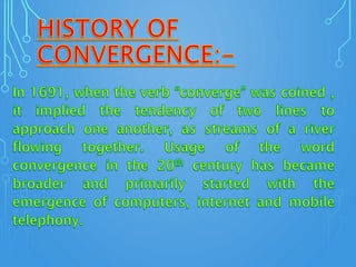 Convergence and computing technology | PPT
