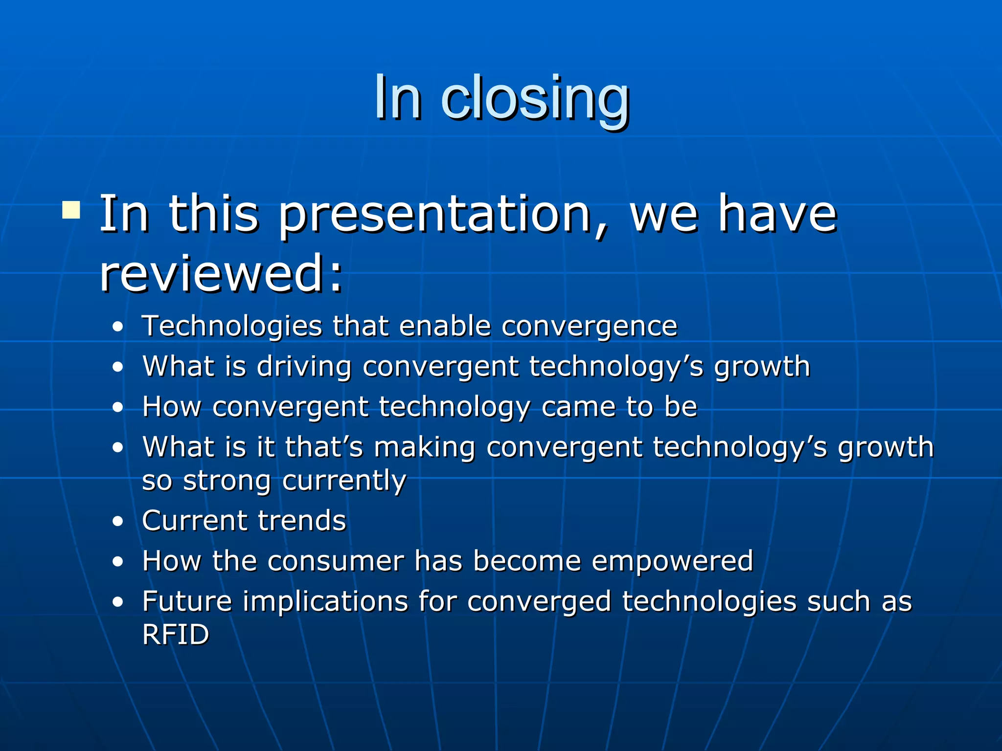 Convergent Technology - Basics | PPT