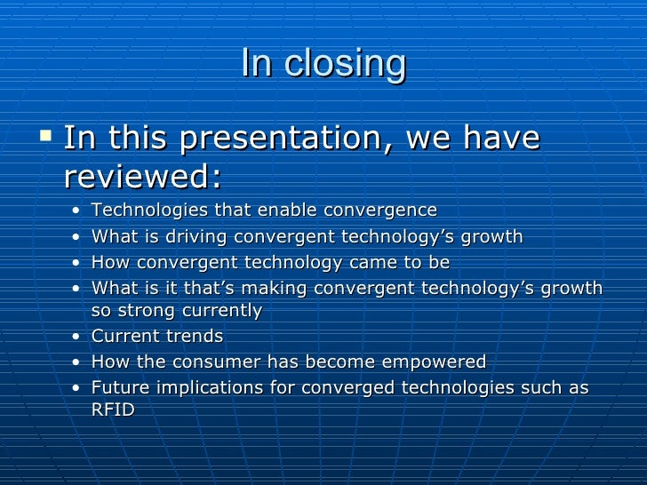Convergent Technology - Basics