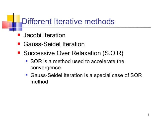 Convergence Criteria