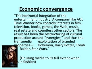 Convergence culture | PPT
