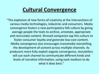 Convergence culture | PPT