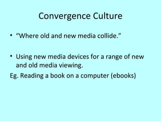 Convergence culture | PPT