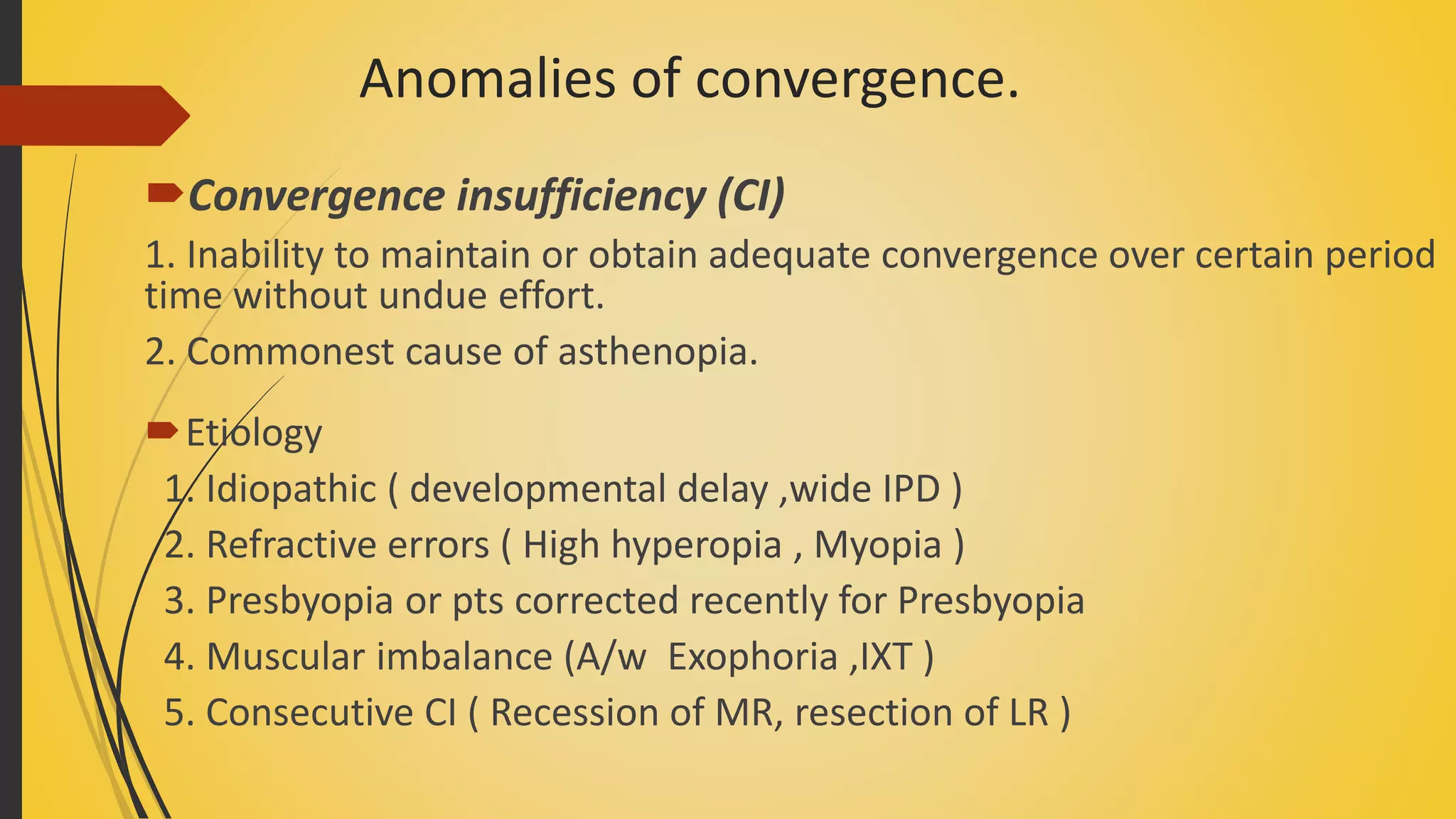 Convergence & its anomalies | PPTX