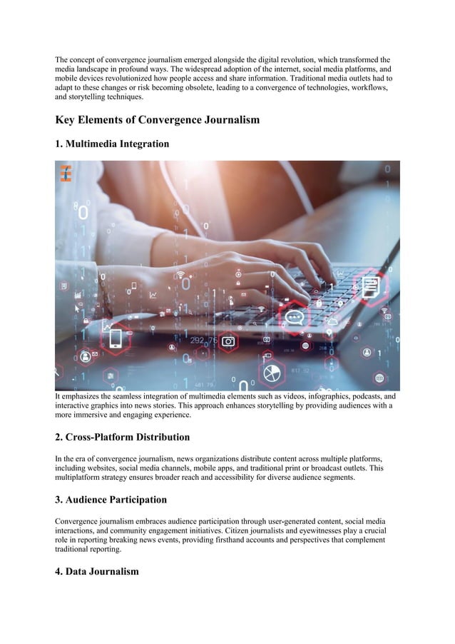 Convergence Journalism: The Evolution of Media Integration | PDF ...