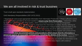 Convergence of digital preservation practices with digital repositories ...