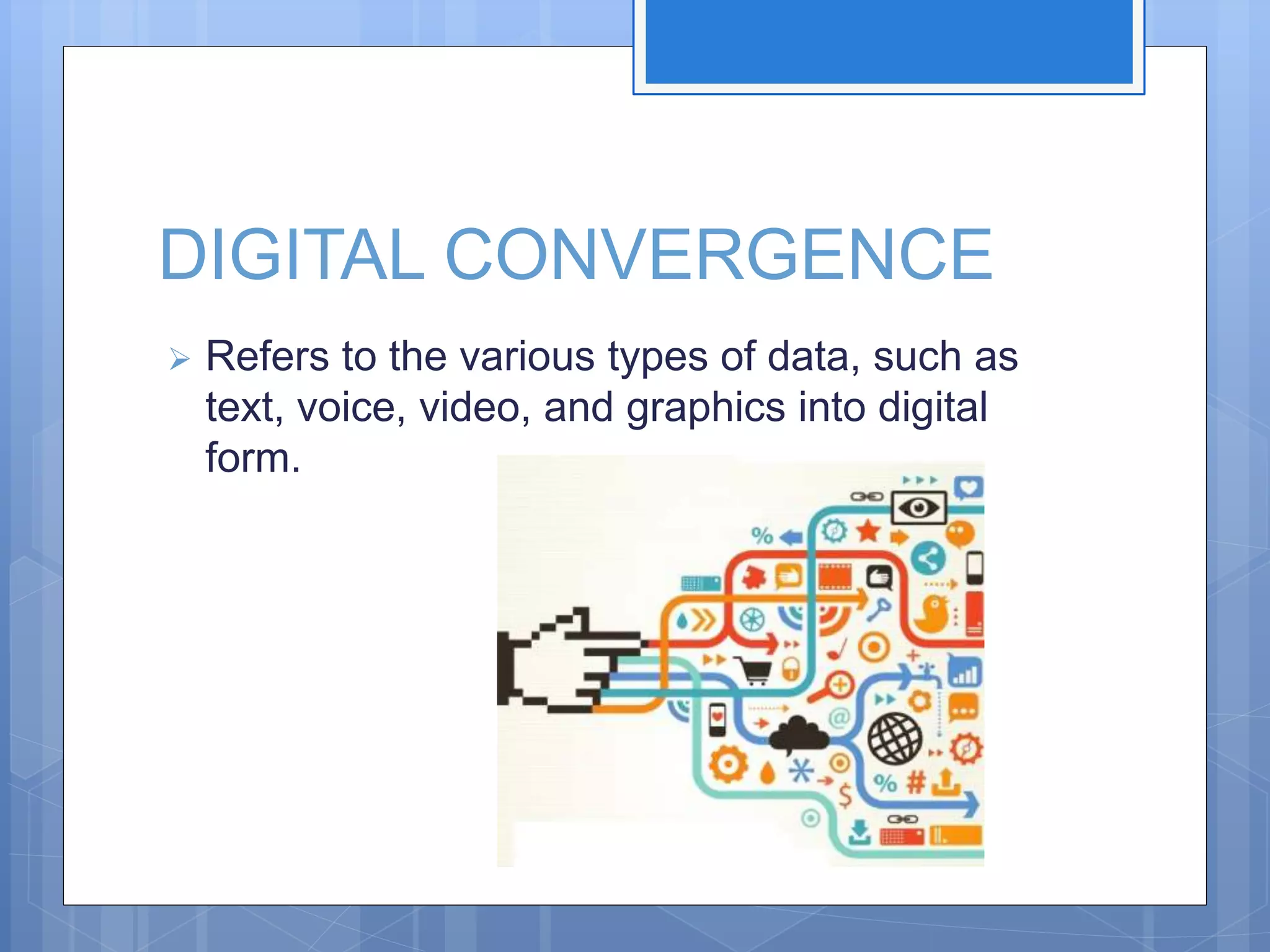 Convergence of technology | PPTX