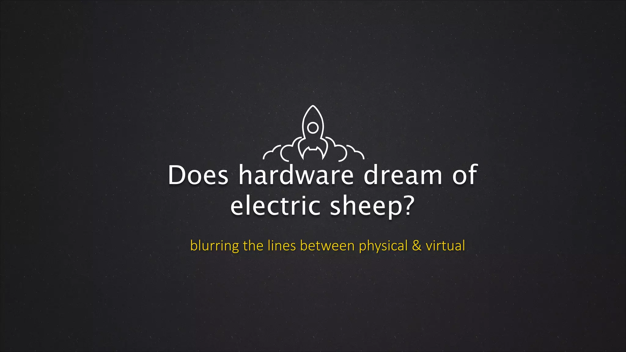 Hardware & Software in Love: Tech convergence | PPT