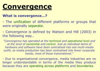 Convergence and Synergy Presentation | PPT