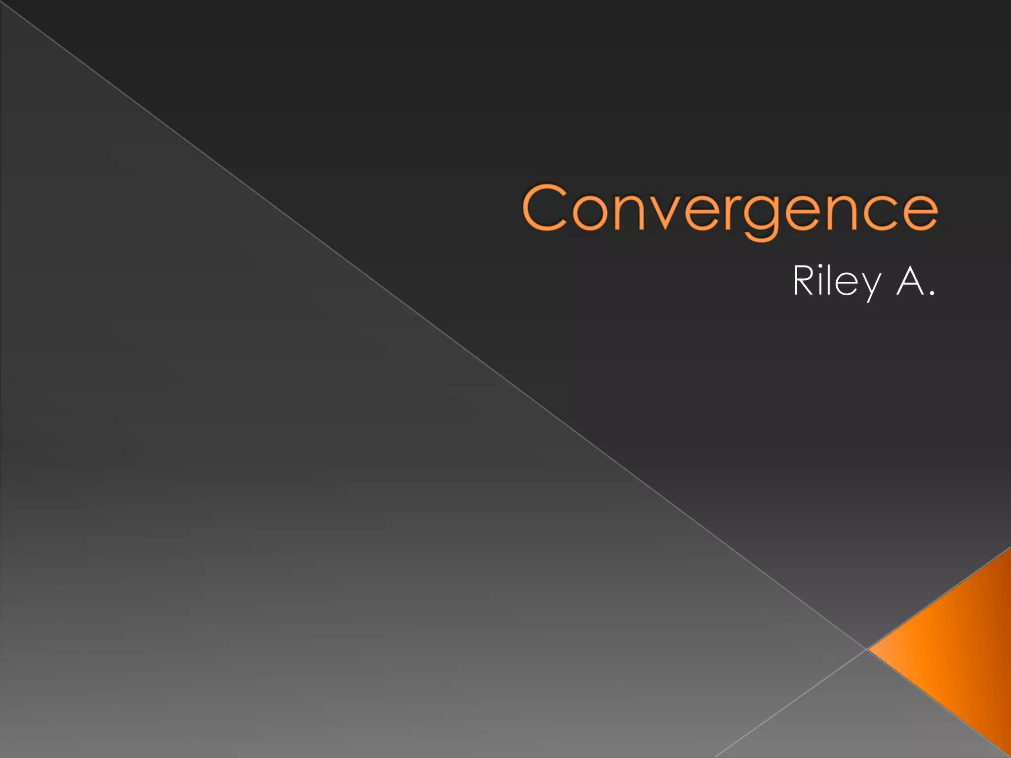 Convergence Project 2009 | PPTX