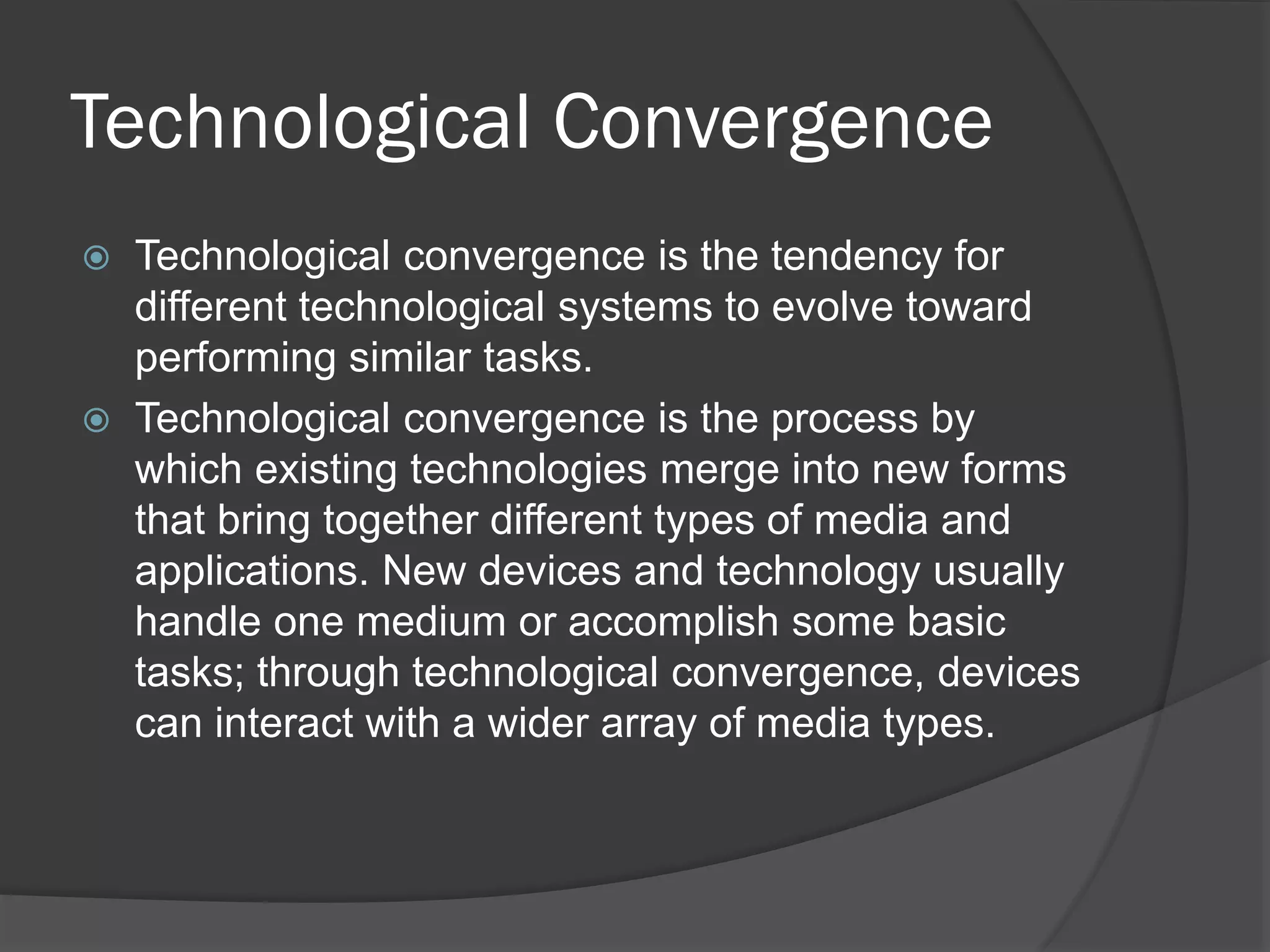 Convergence & synergy | PPT