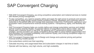 SAP Convergent billing presentation standard | PPTX