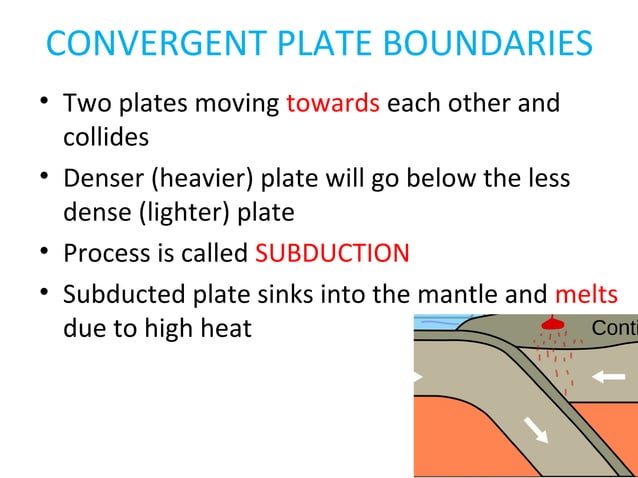 Convergent boundaries | PPT | Geography | Science