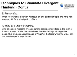 Convergent divergent thinking & wireframeprototyping | PPT