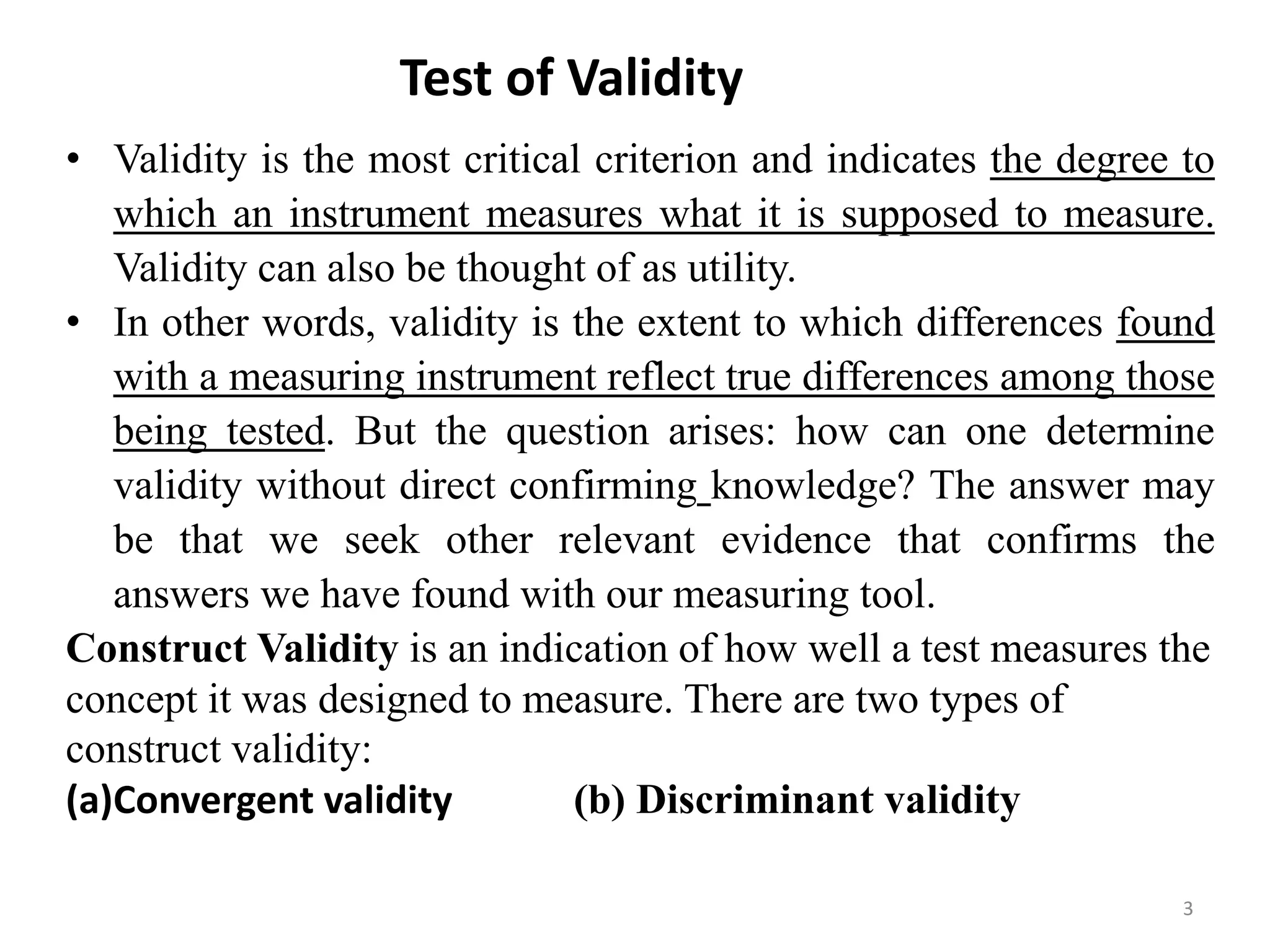 Convergent Validity And Discriminant Validity.ppt