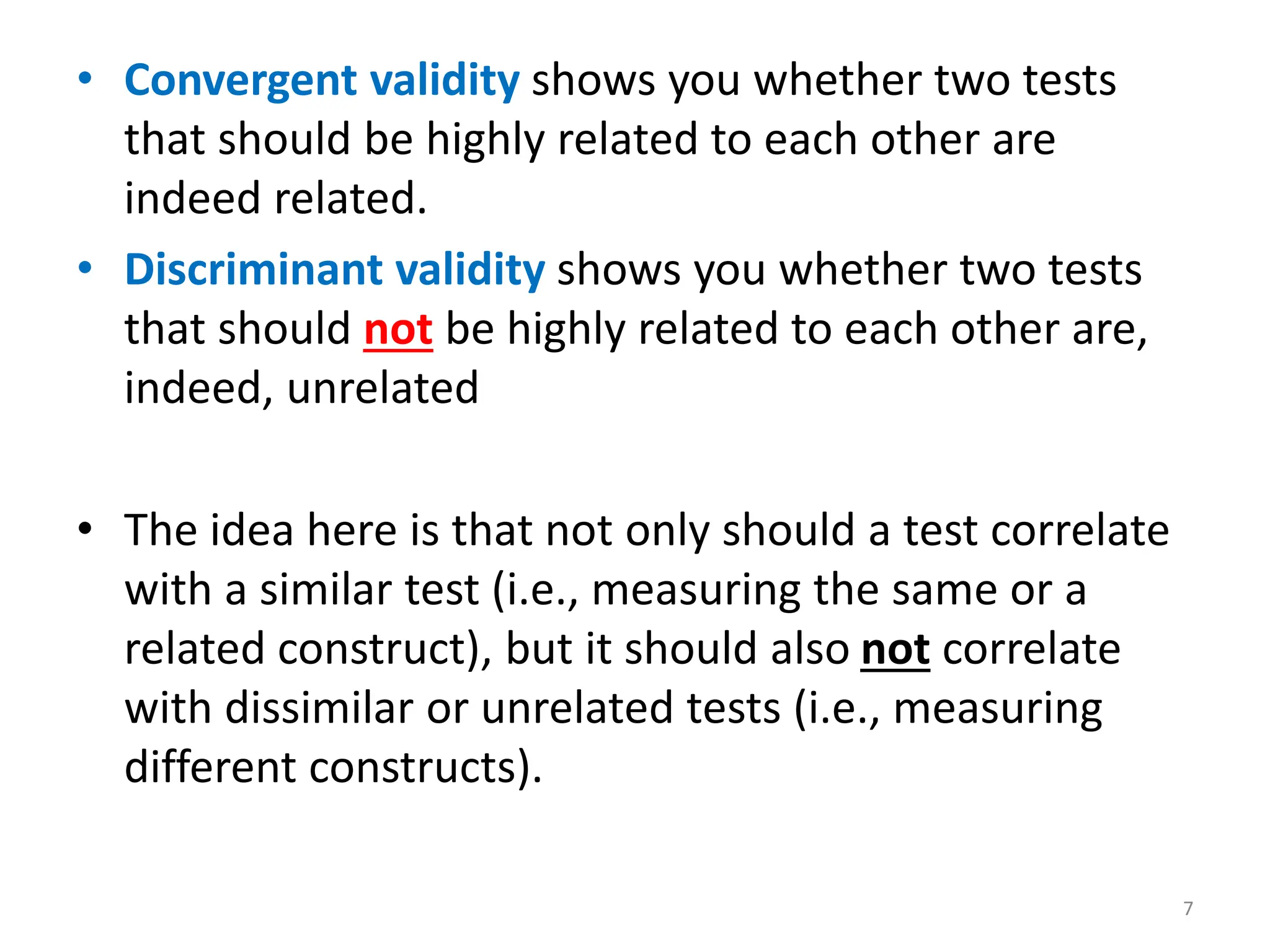 Convergent Validity And Discriminant Validity.ppt