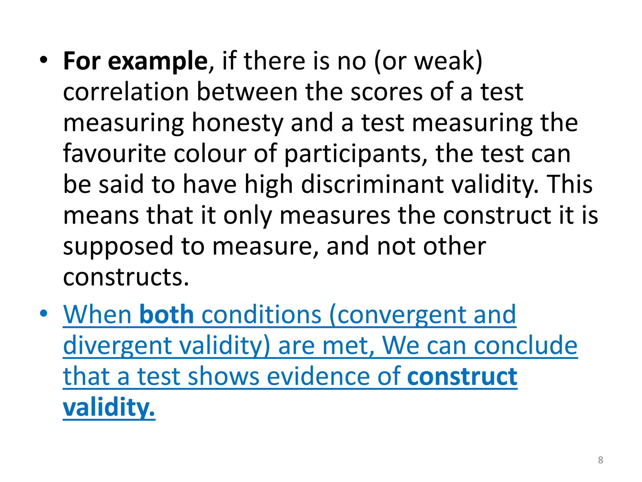 Convergent Validity And Discriminant Validity.ppt